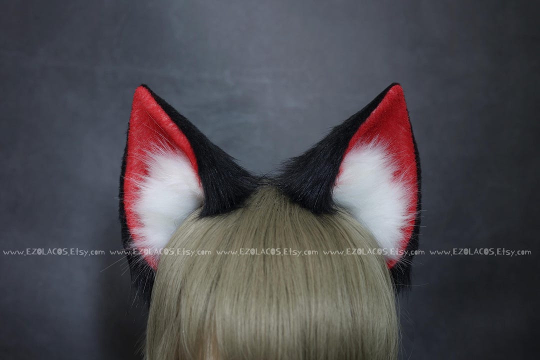 Handmade Anime Cartoon Fox Ears and Tail, LOL League of Legends Ahri ...