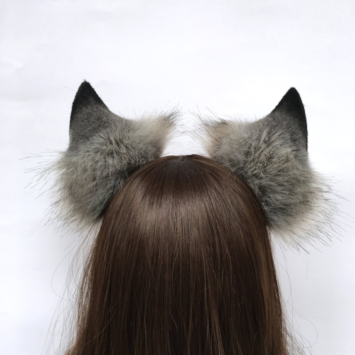 3.6 Luxury Realistic Gray Wolf Ears Headbandwolf - Etsy