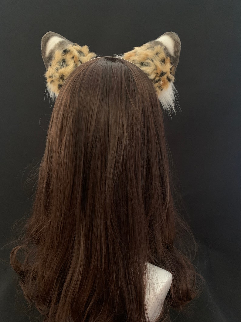Realistic Leopard Ears Headbandrealistic Tiger Ears - Etsy