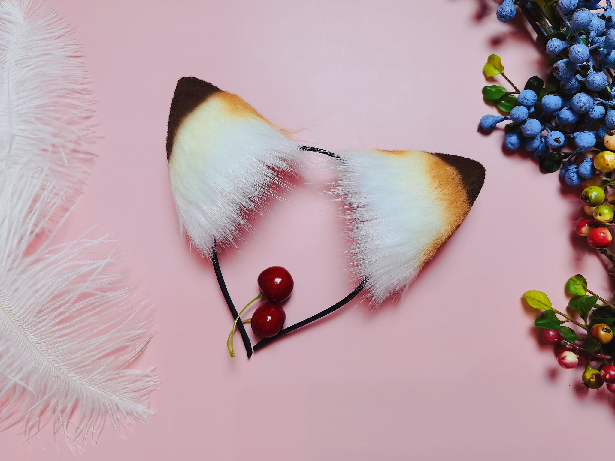 Realistic cat ears headbandCute neko earKawaii kitten | Etsy