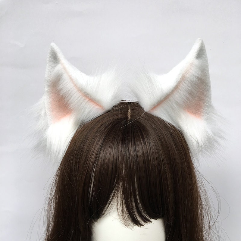 3.6 Luxury Realistic Gray Wolf Ears Headbandwolf - Etsy