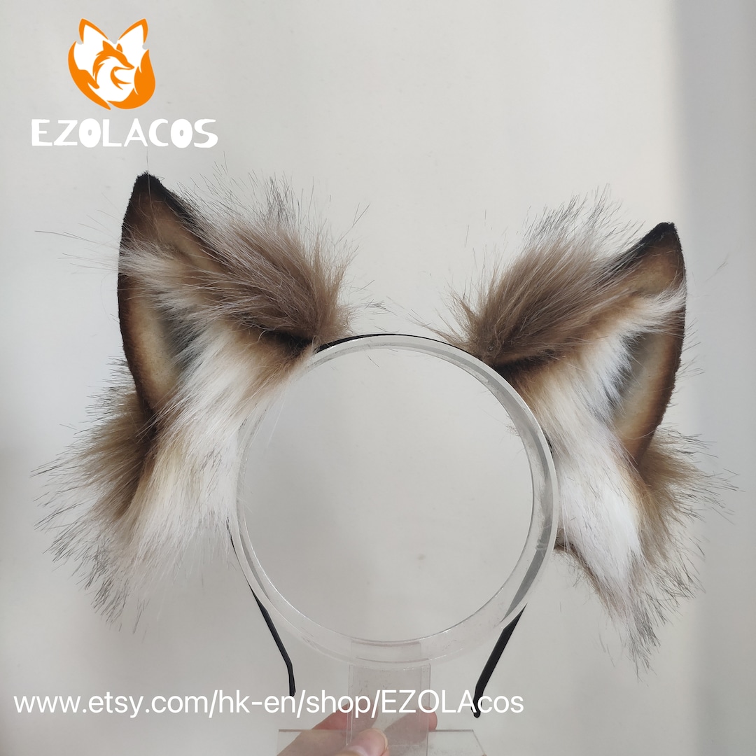 Handmade Realistic Wolf Ears and Tail Set Cosplay,faux Fur Werewolf Ear ...
