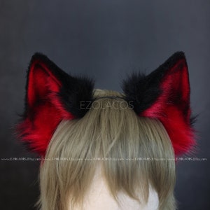 Handmade Realistic Wolf Ears and Tail,plush Werewolf Ear,fox Ears and ...