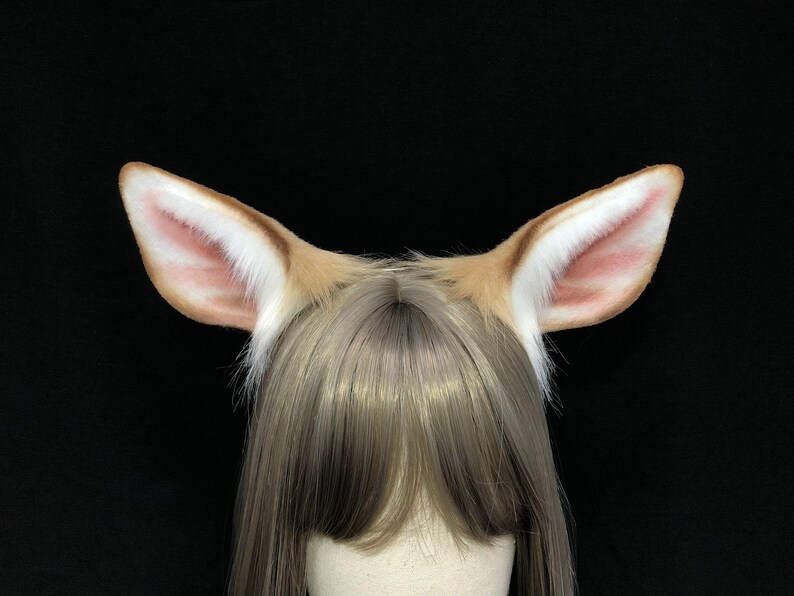 Realistic White Rabbit Ears and Tail Setwhite Bunny Ears and - Etsy