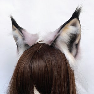 3.5 Realistic Felis lynx ears headbandCat ears | Etsy