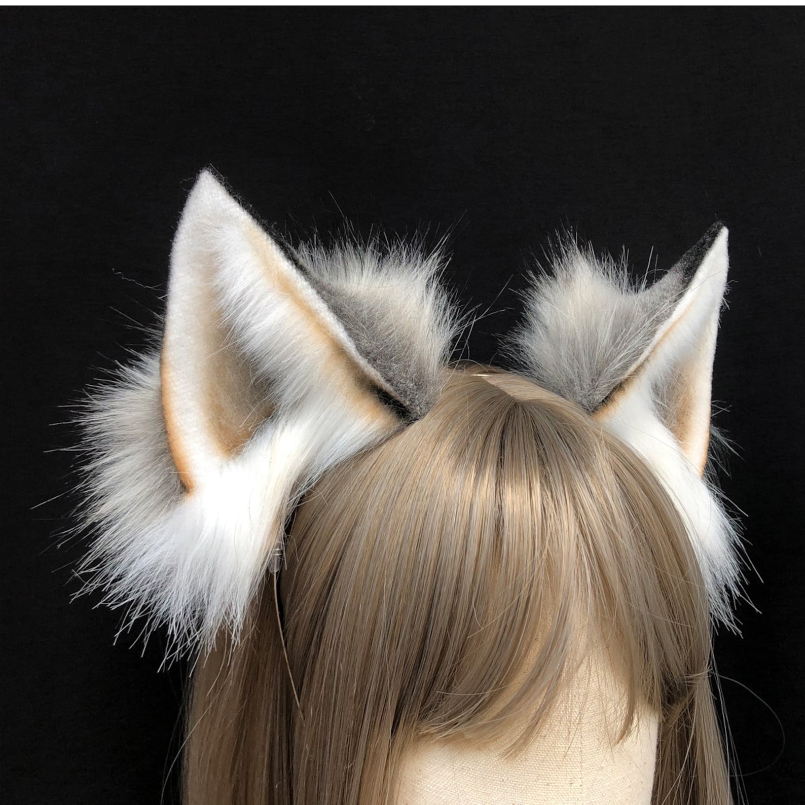 3.6 Luxury Realistic Gray Wolf Ears Headbandwolf - Etsy