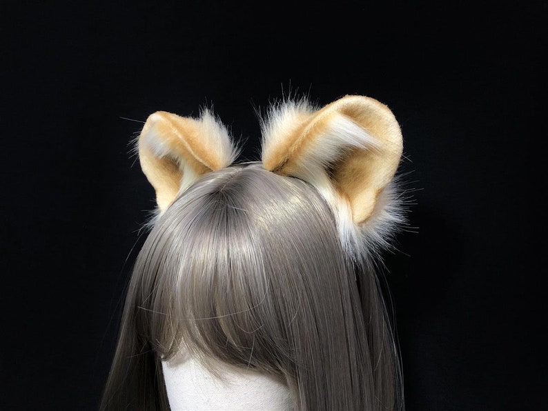 2.8realistic Lion Ear Headbandbrown Lion King Earwhite - Etsy