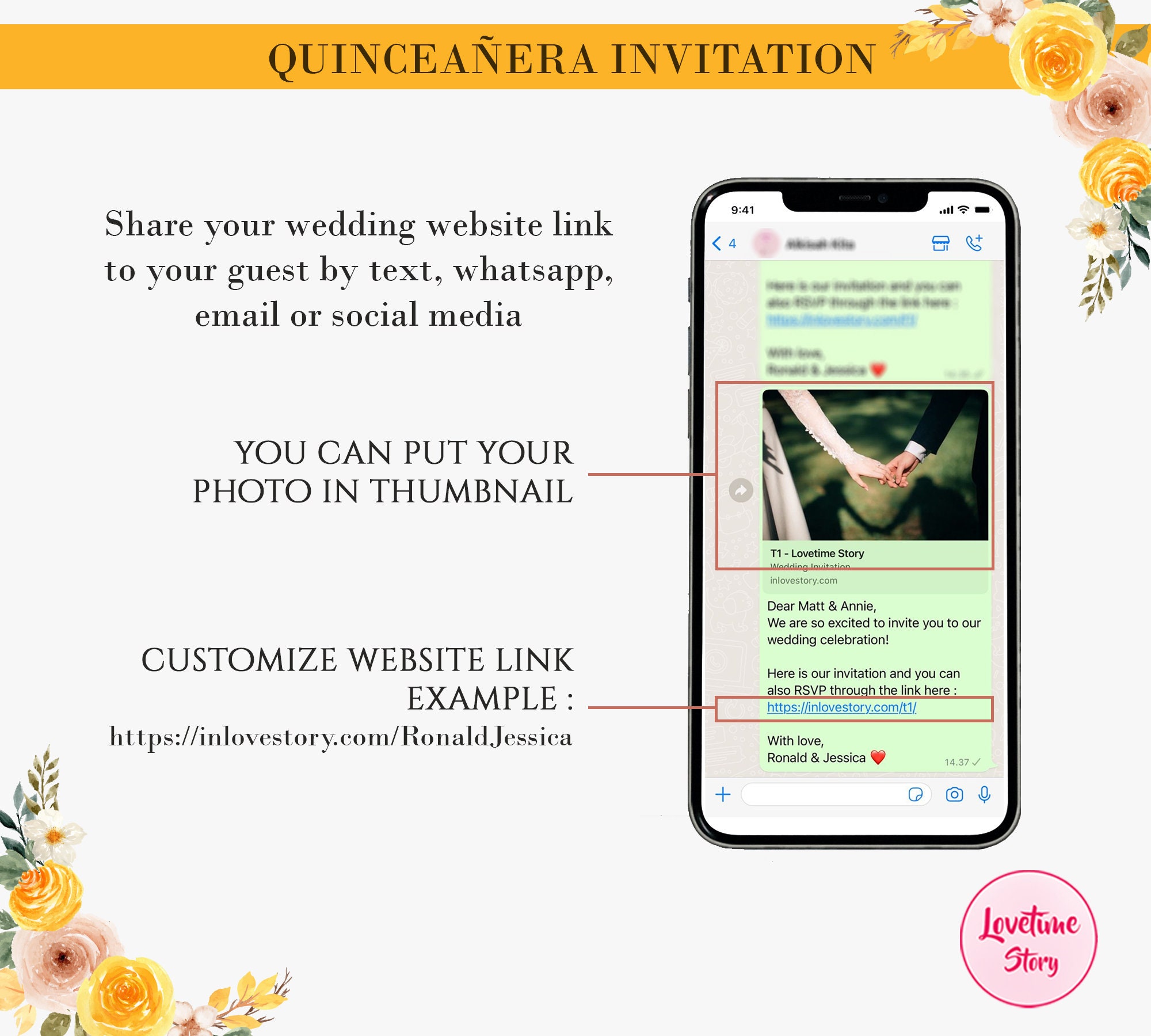 Quinceanera Invitation With RSVP Online, Mis Quince Invites, 15th ...