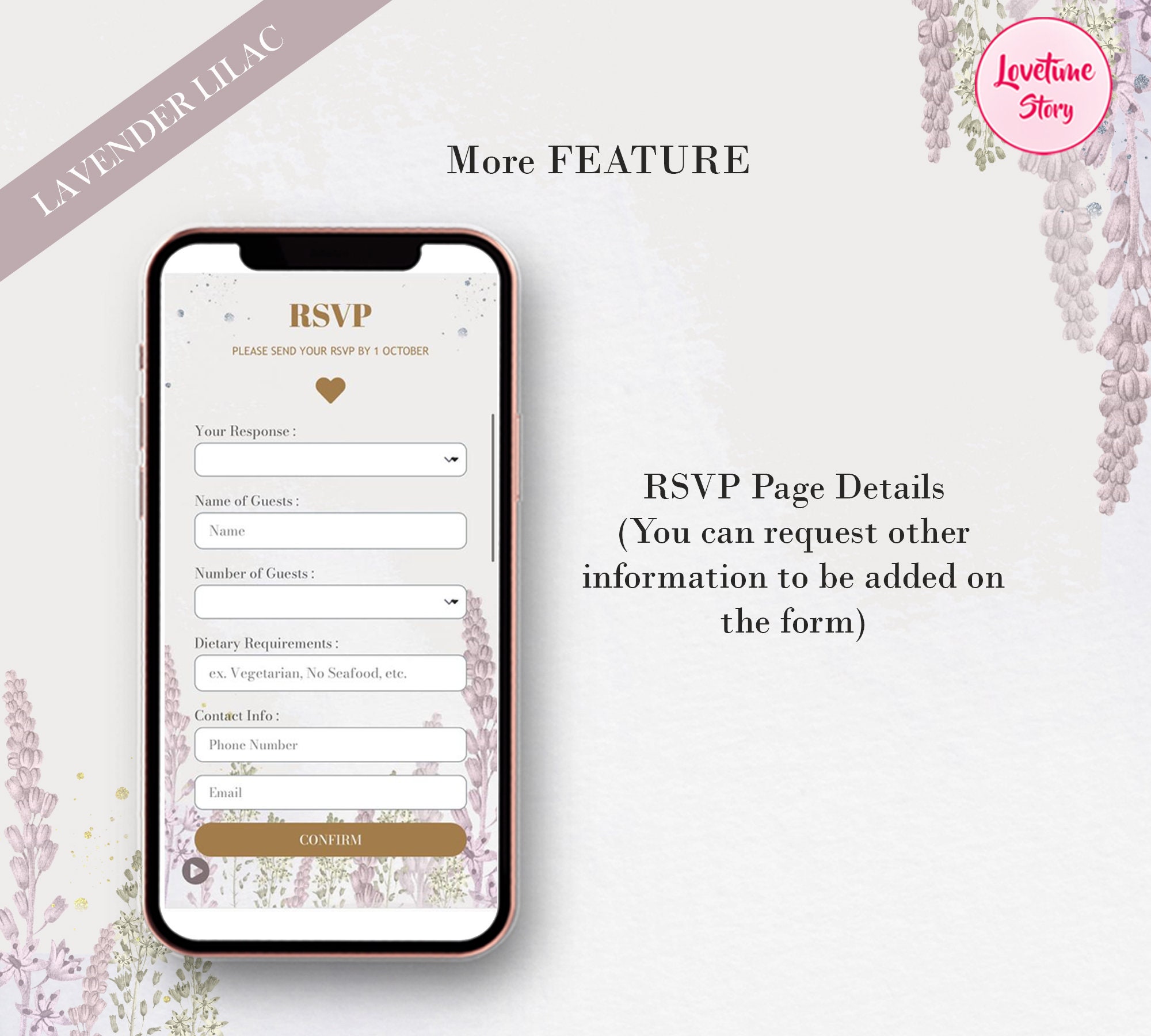 Digital Wedding Website Invitation Online Digital & RSVP Personalized ...