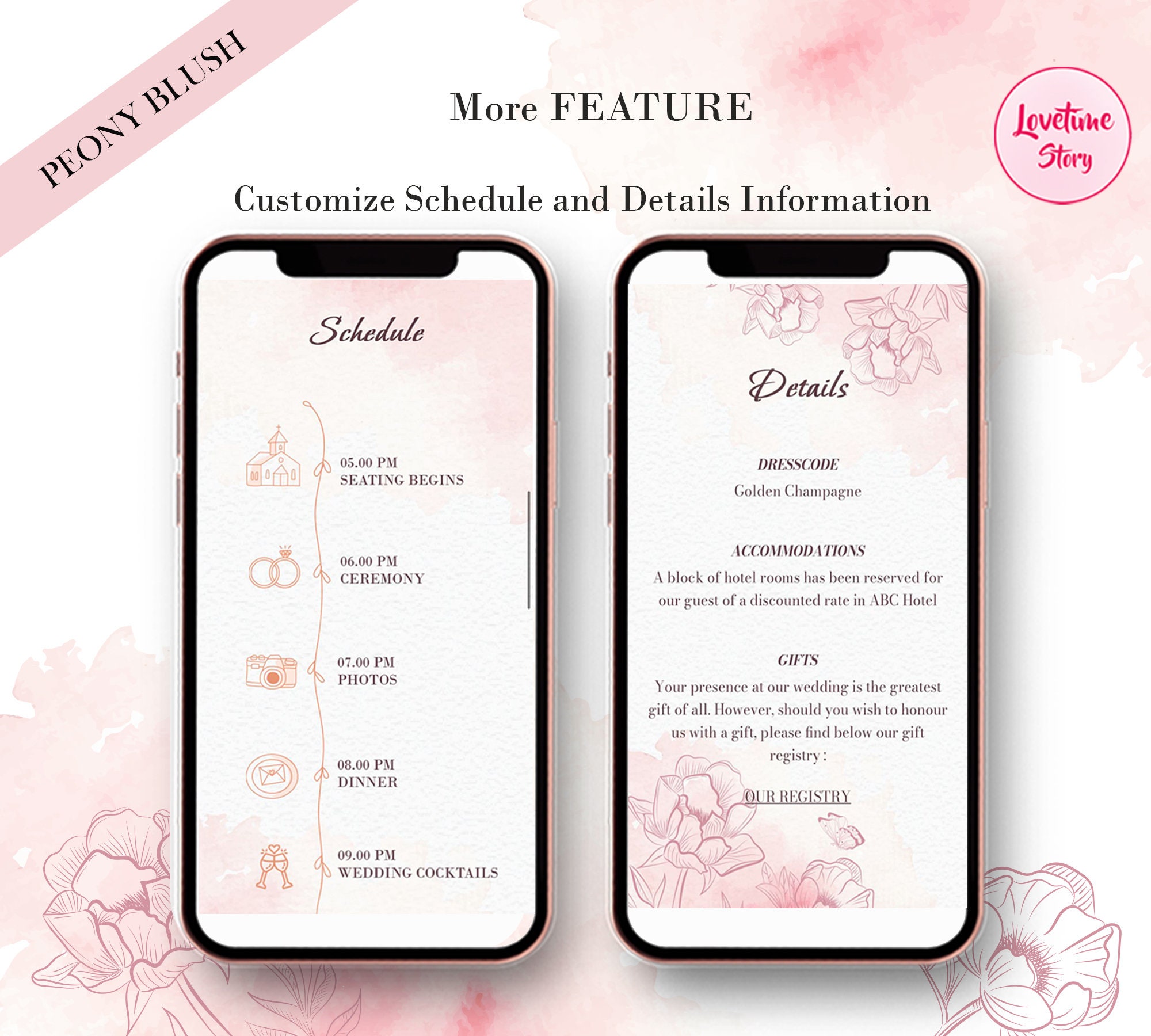 Wedding Invitation Digital RSVP Online Wedding Website - Etsy