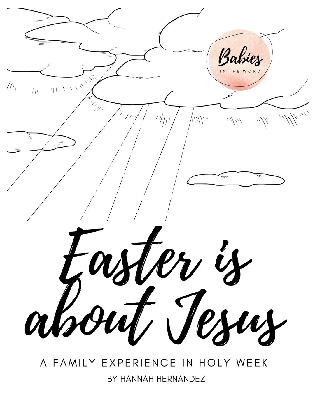 Holy Week {DIGITAL FILE} - "easter is About Jesus" {sunday School ...