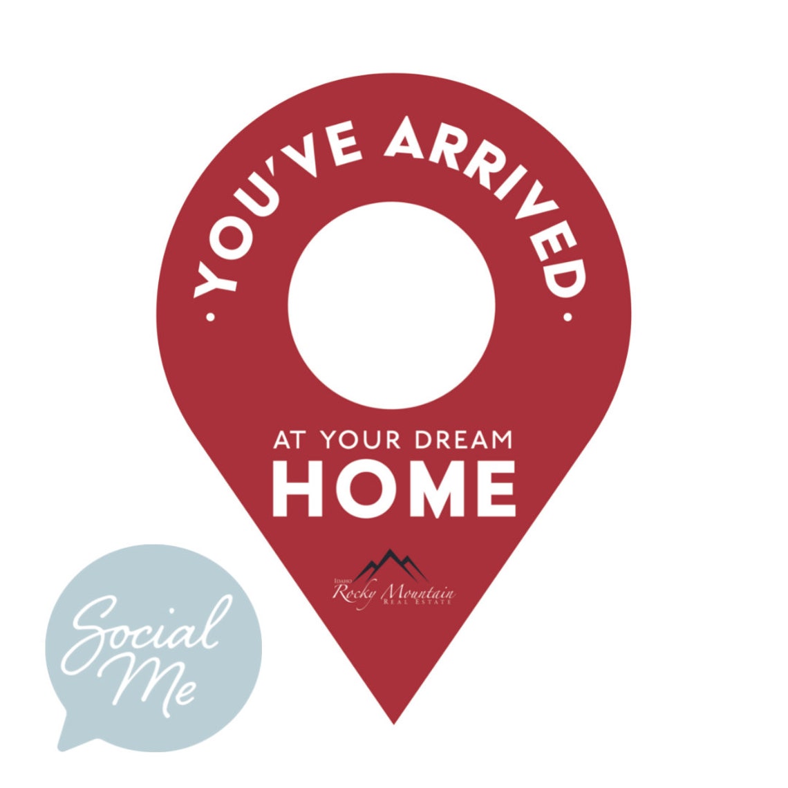 Pin Drop Pin Drop Yard Sign Dream Home Signs Realtor Signs | Etsy