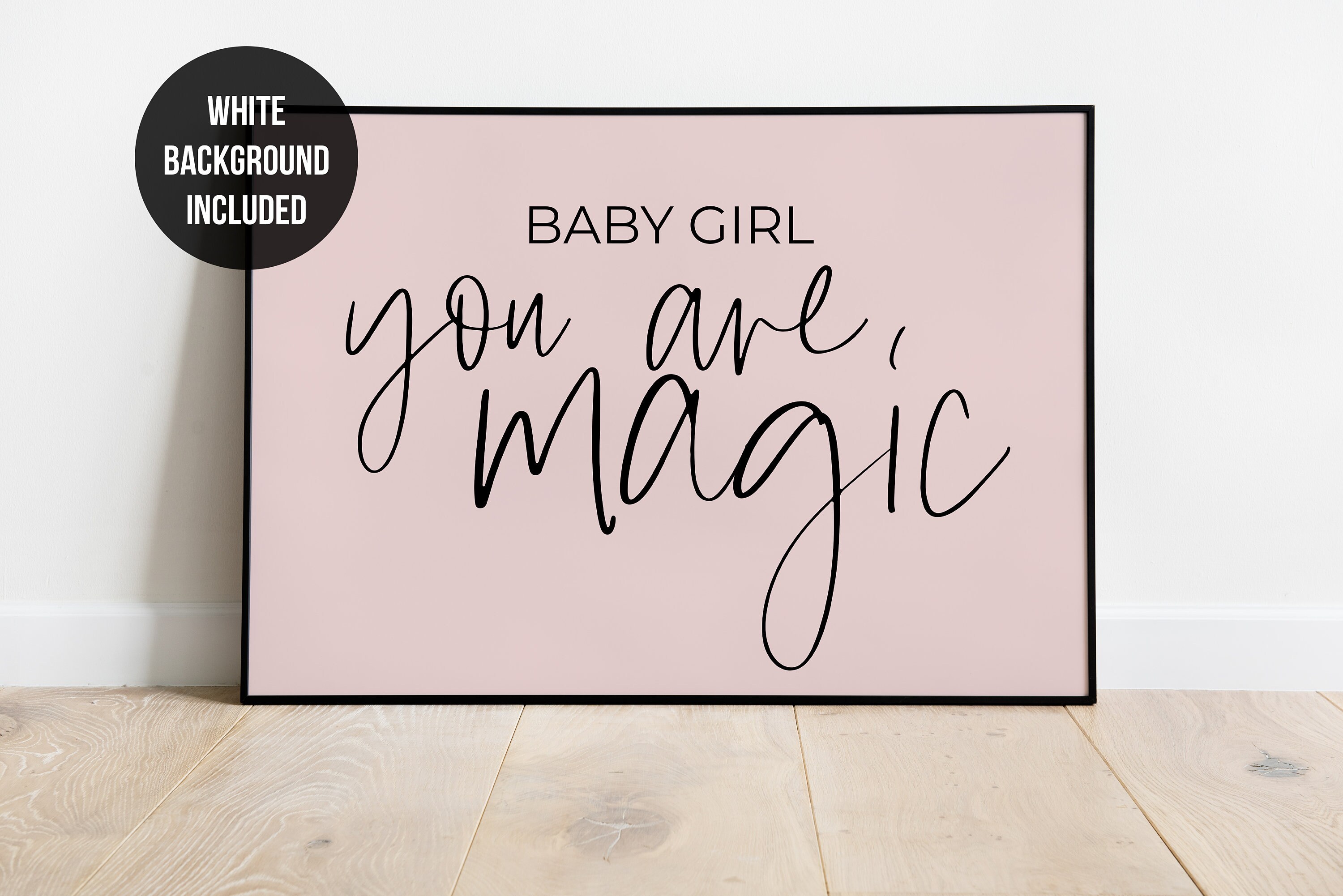 Baby Girl You Are Magic Printable Art Nursery Art Prints - Etsy