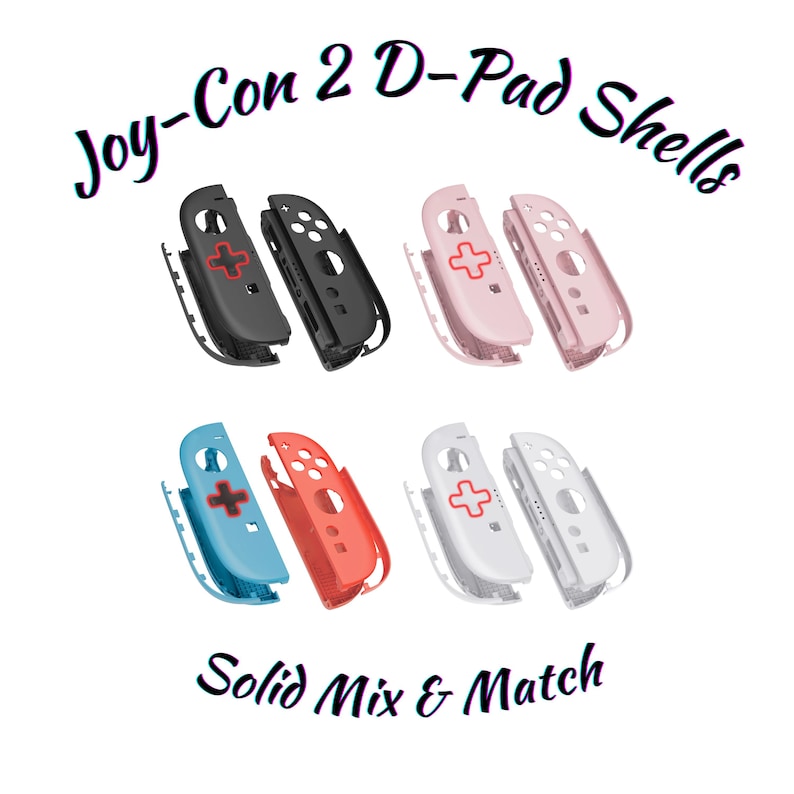 Nintendo Switch 2 Joy-con Custom Solid D-pad Replacement Shells - Etsy