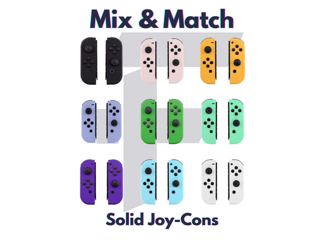 Custom Mix & Match Solid Replacement Shell Housing Case for Nintendo ...