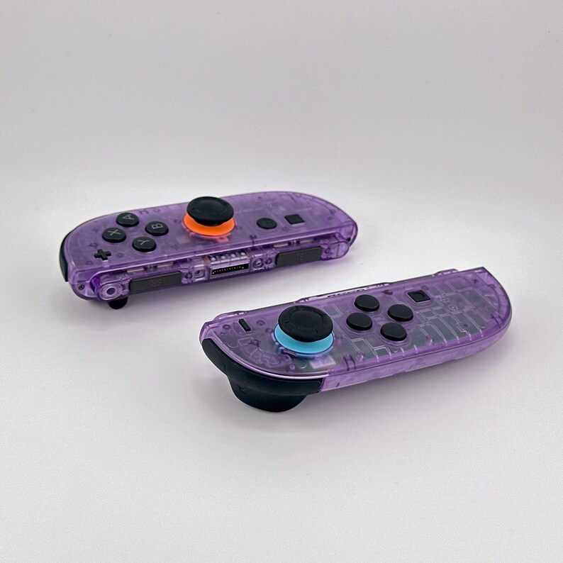 New Custom Nintendo Switch 2 Joy-con Controllers Clear Atomic Purple - Etsy
