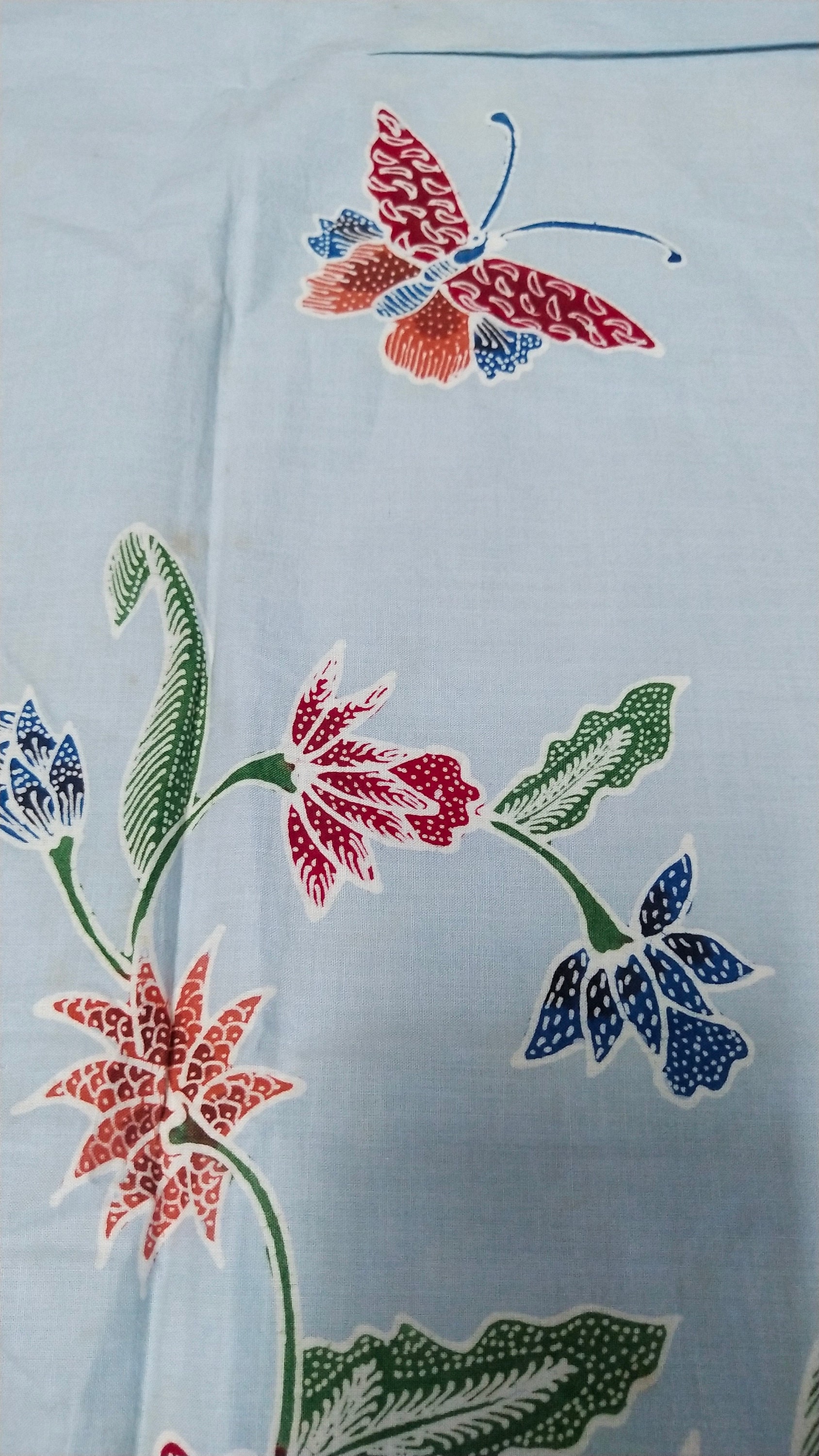 Batik Tulis Tujuh Rupa-buketan Kembanghand Drawn Bouquet of - Etsy