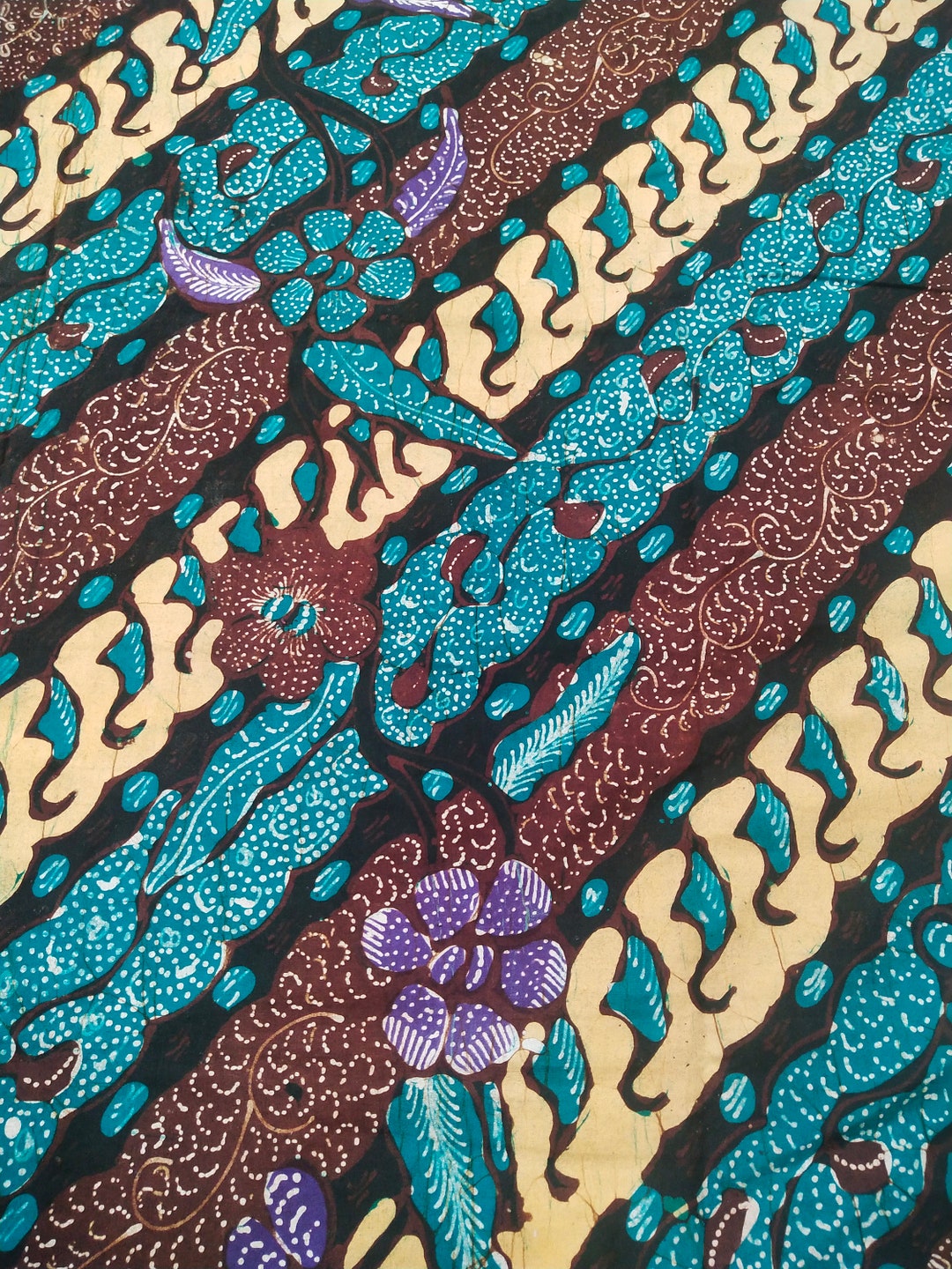 Batik Tulis Parang Sisik Kembang|rare Vintage Hand Drawn Fabric ...