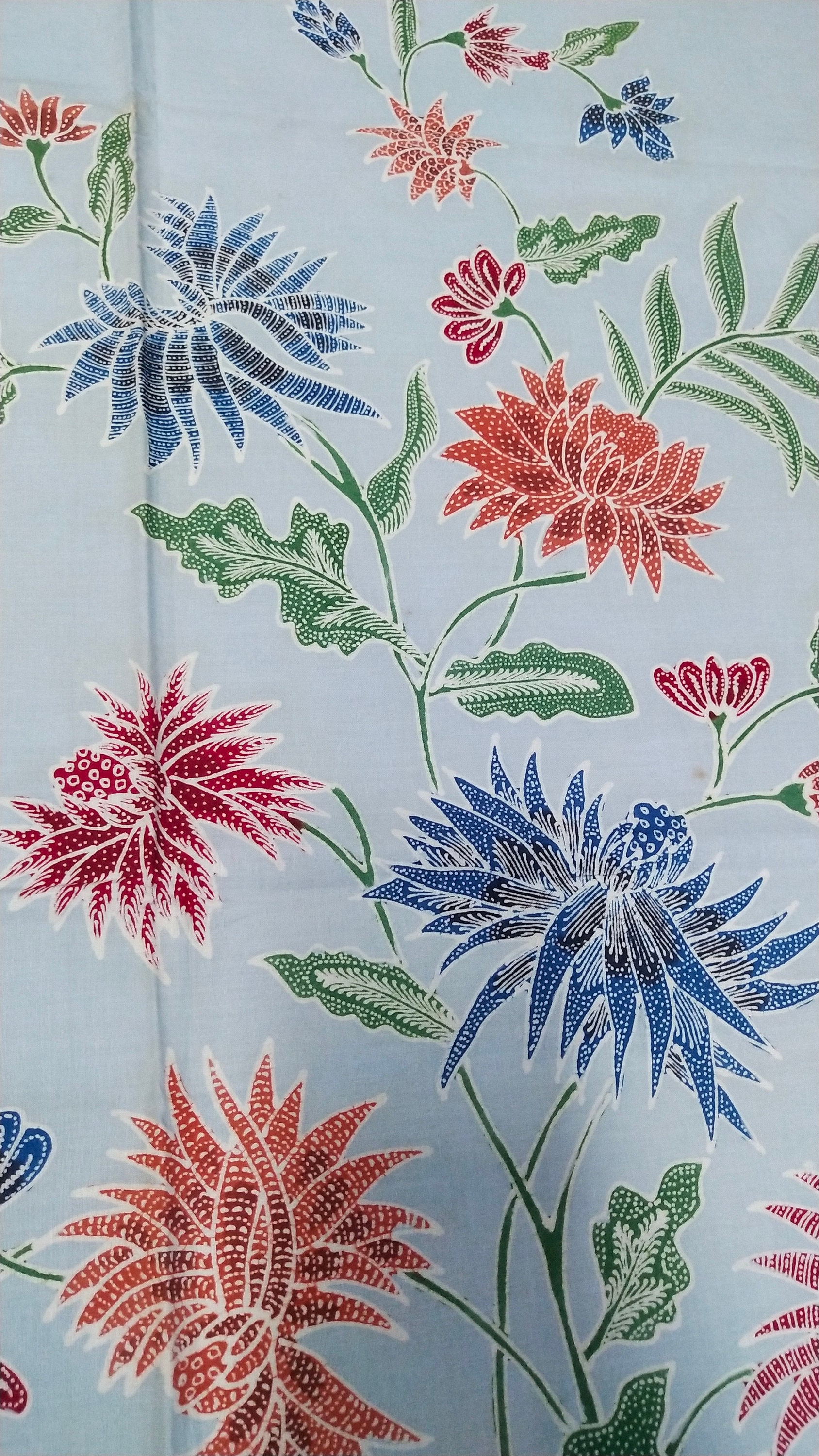 Batik Tulis Tujuh Rupa-buketan Kembanghand Drawn Bouquet of - Etsy