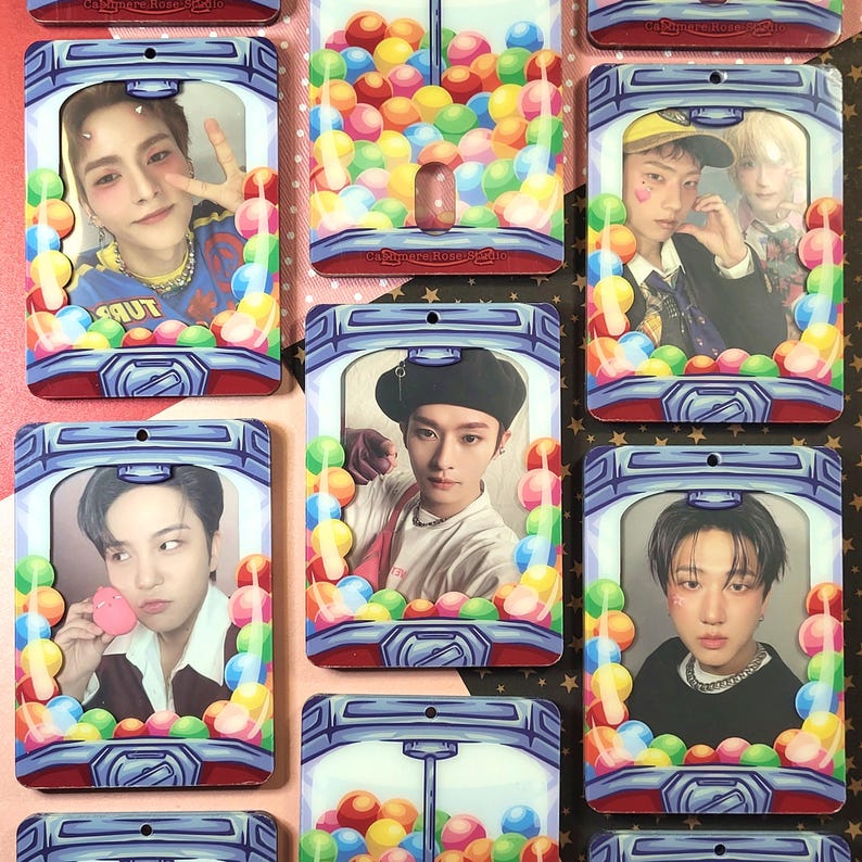 Gumball Machine Acrylic Photocard Holder | Kpop PC Holder Accessory - Etsy