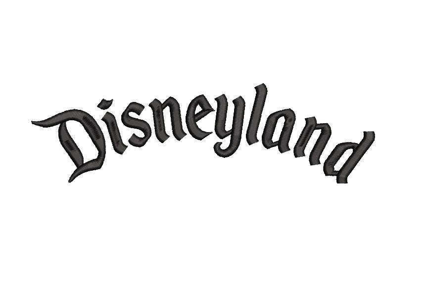 Disneyland Arch Satin Stitch Embroidery Design 6 Sizes MSF - Etsy