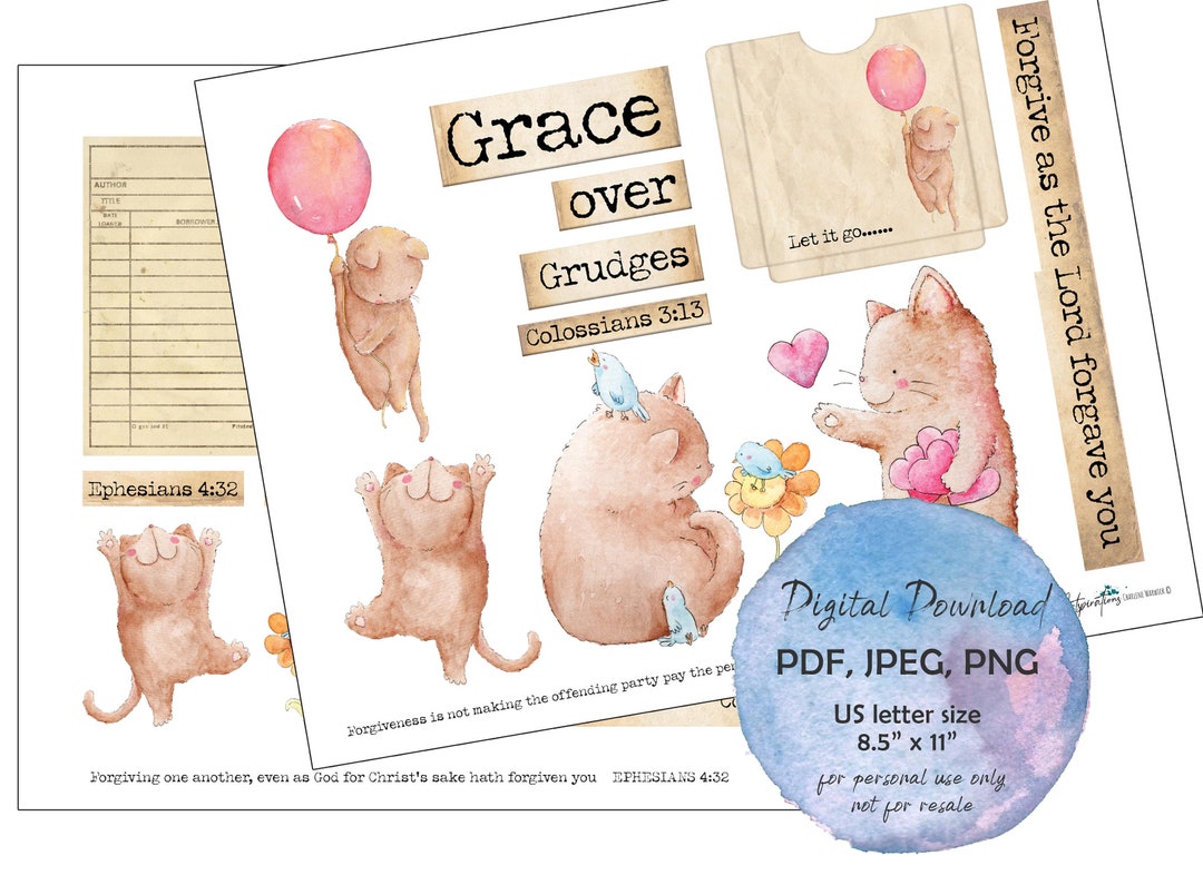 GRACE OVER GRUDGES - Etsy