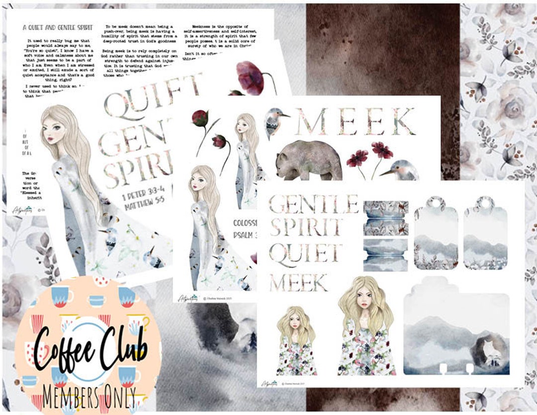 A Gentle Spirit: Coffee Club - Etsy