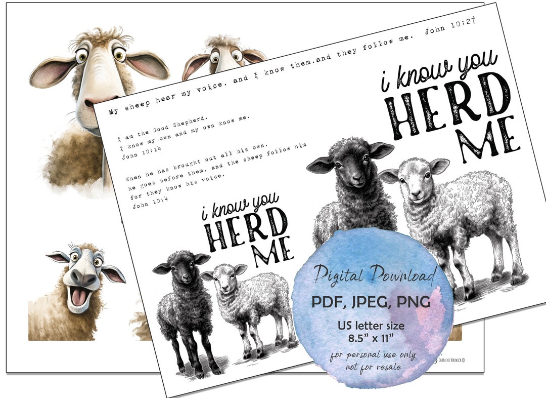 I Know You Herd Me - Etsy