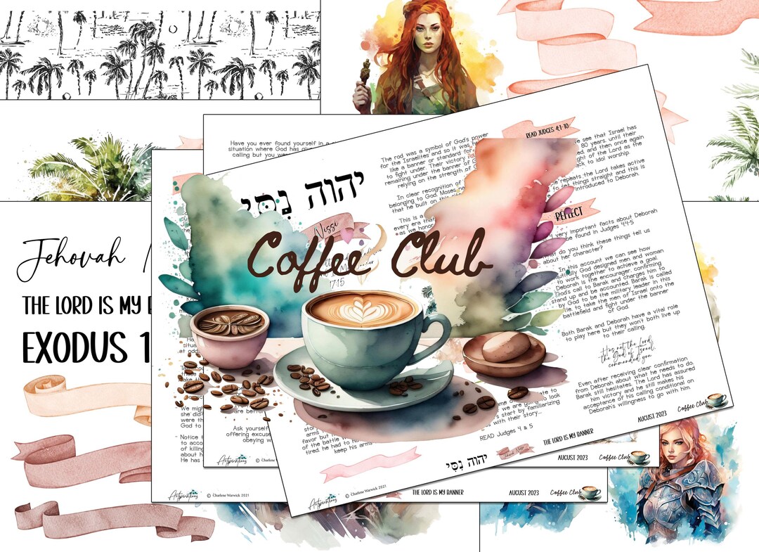 JEHOVAH NISSI - A Coffee Club Devotional and Printable - Etsy
