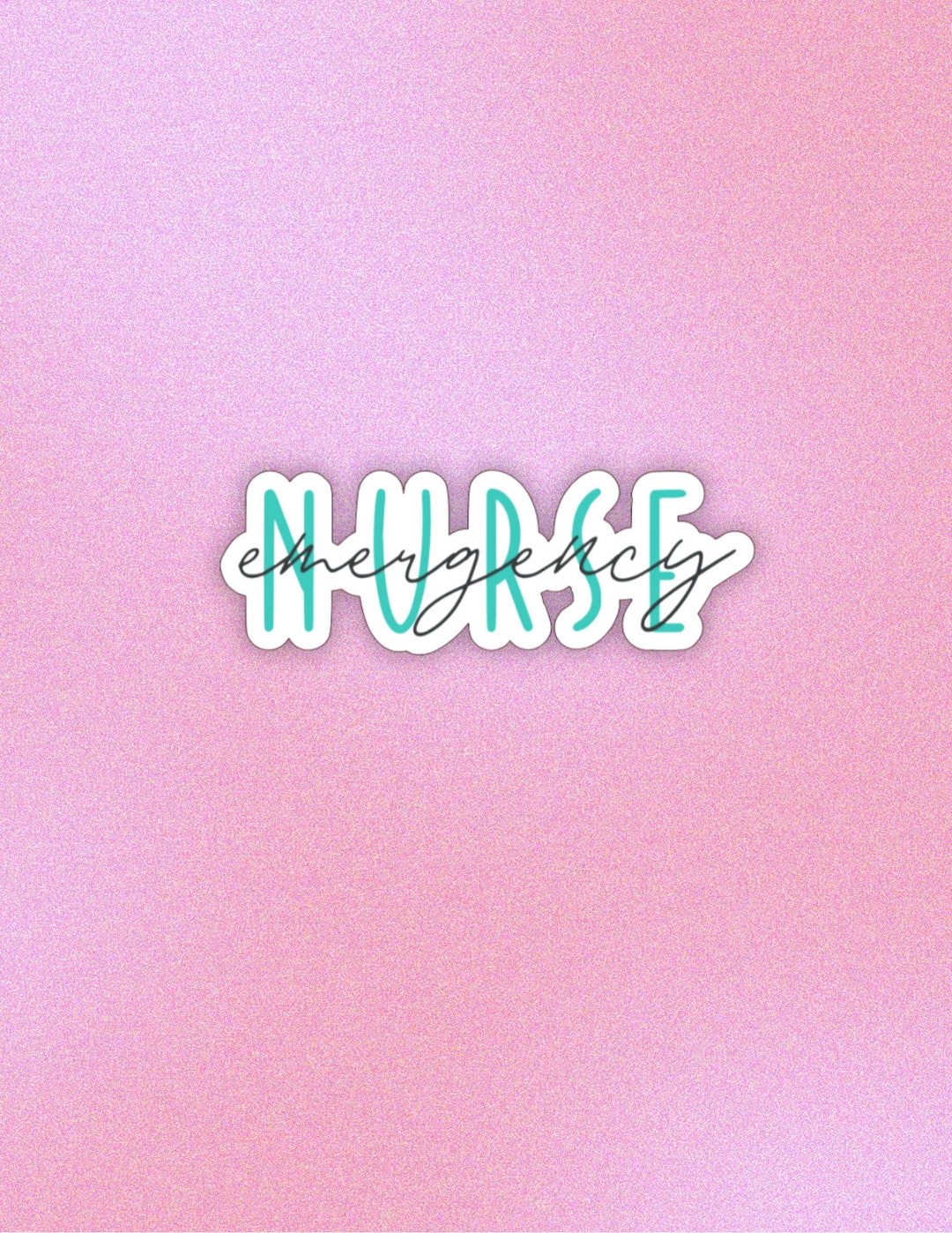 ER Nurse Sticker, Emergency Room RN Stickers, Waterproof Nurse Stickers ...