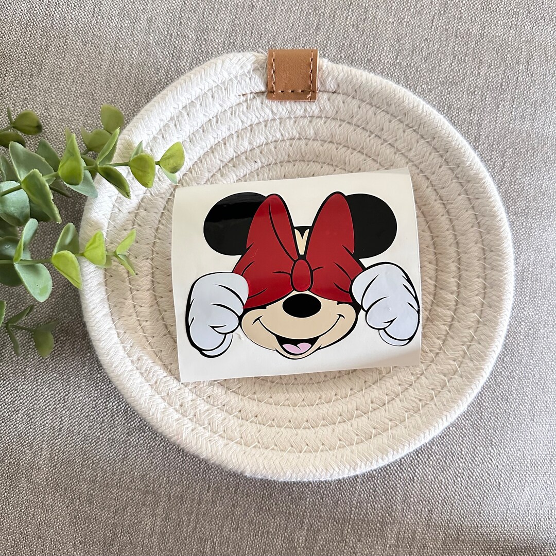 Vinyl Decals, Laptop Minnie Decal, Mouse Decal, Car Decals, Cute ...