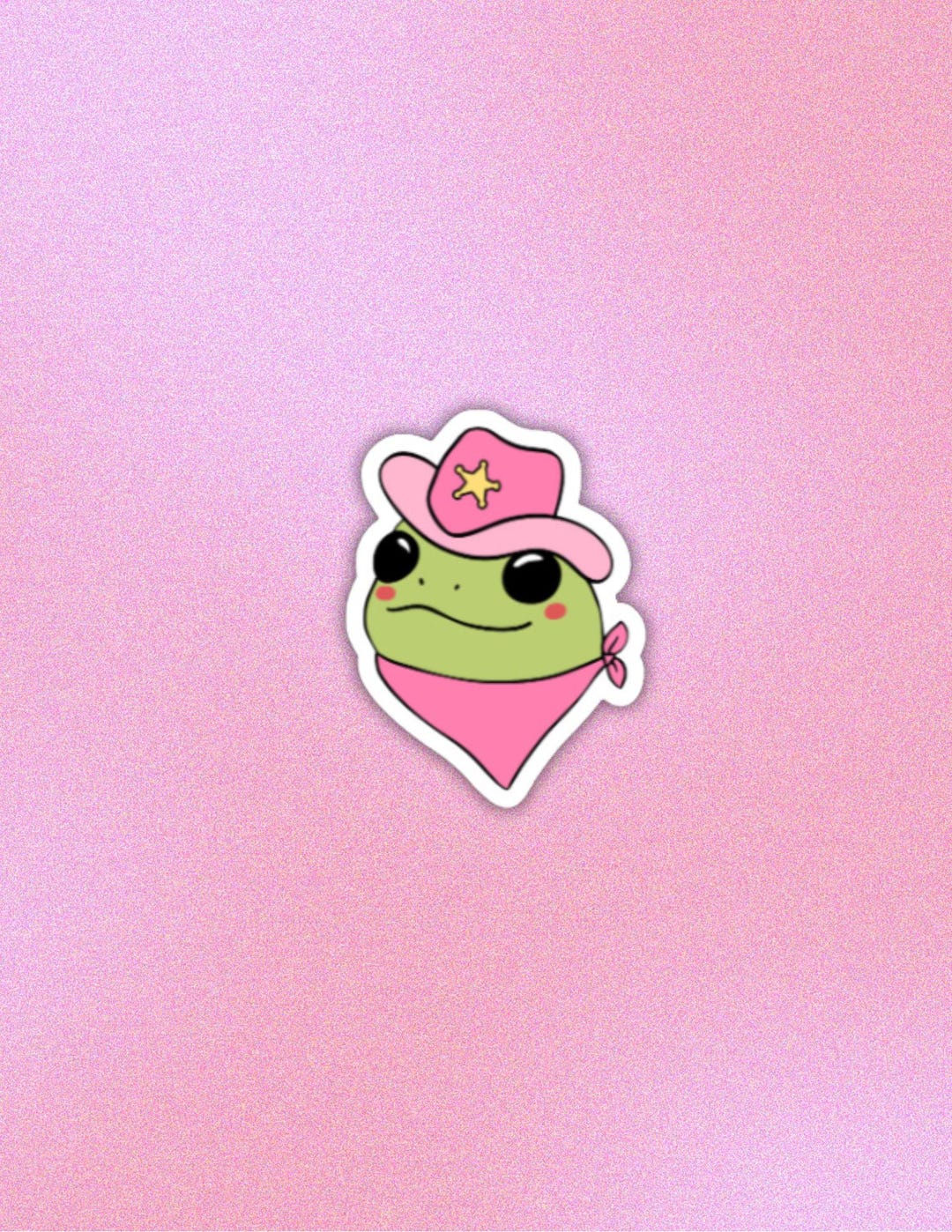 Cowgirl Sticker, Howdy Sticker, Cute Frog Sticker, Waterproof Stickers ...