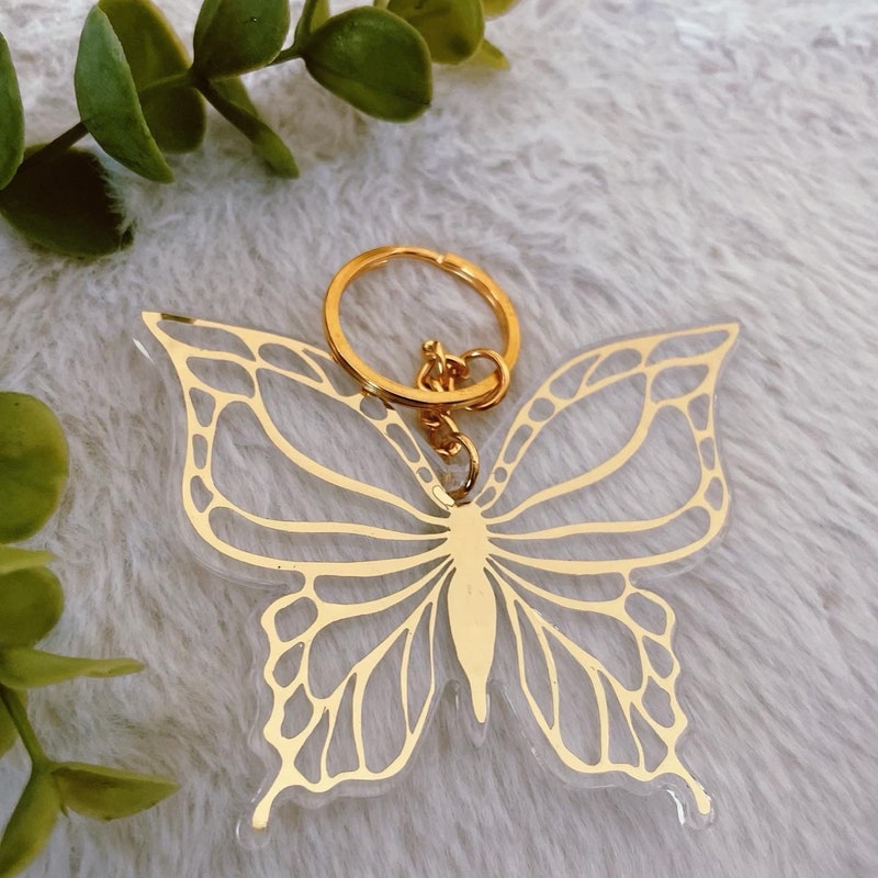 Butterfly Keychain - Etsy