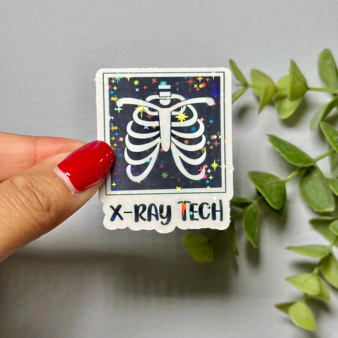 Holographic XRAY Tech Sticker, X-ray Technician Gifts - Etsy