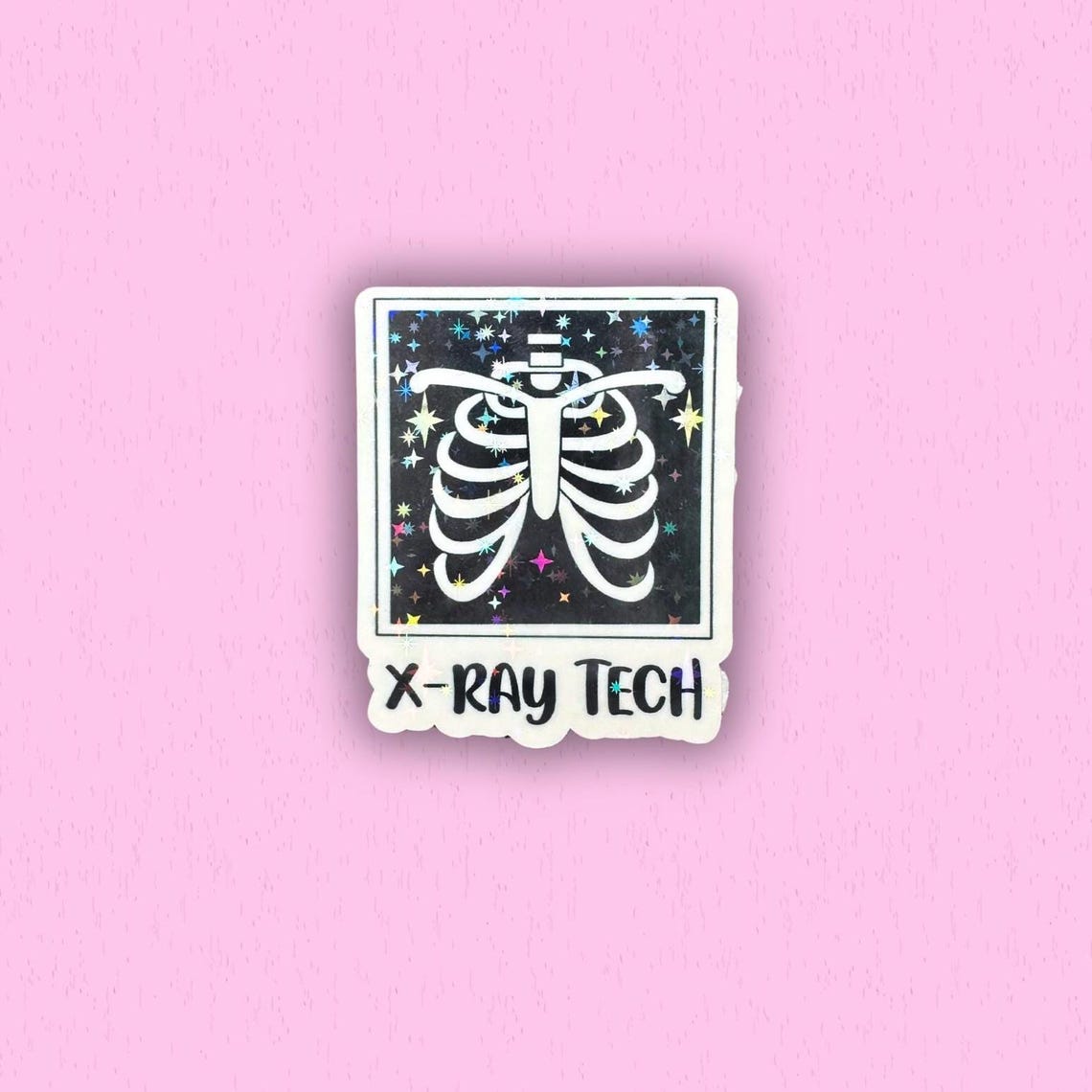 Holographic XRAY Tech Sticker, X-ray Technician Gifts - Etsy