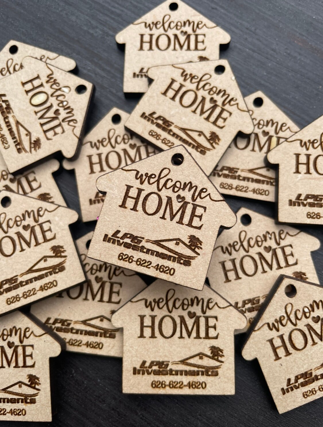 Welcome Home Keychain Wholesale Bulk Custom Real Estate Keychain ...