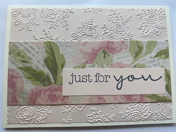 Just For You Card | Etsy