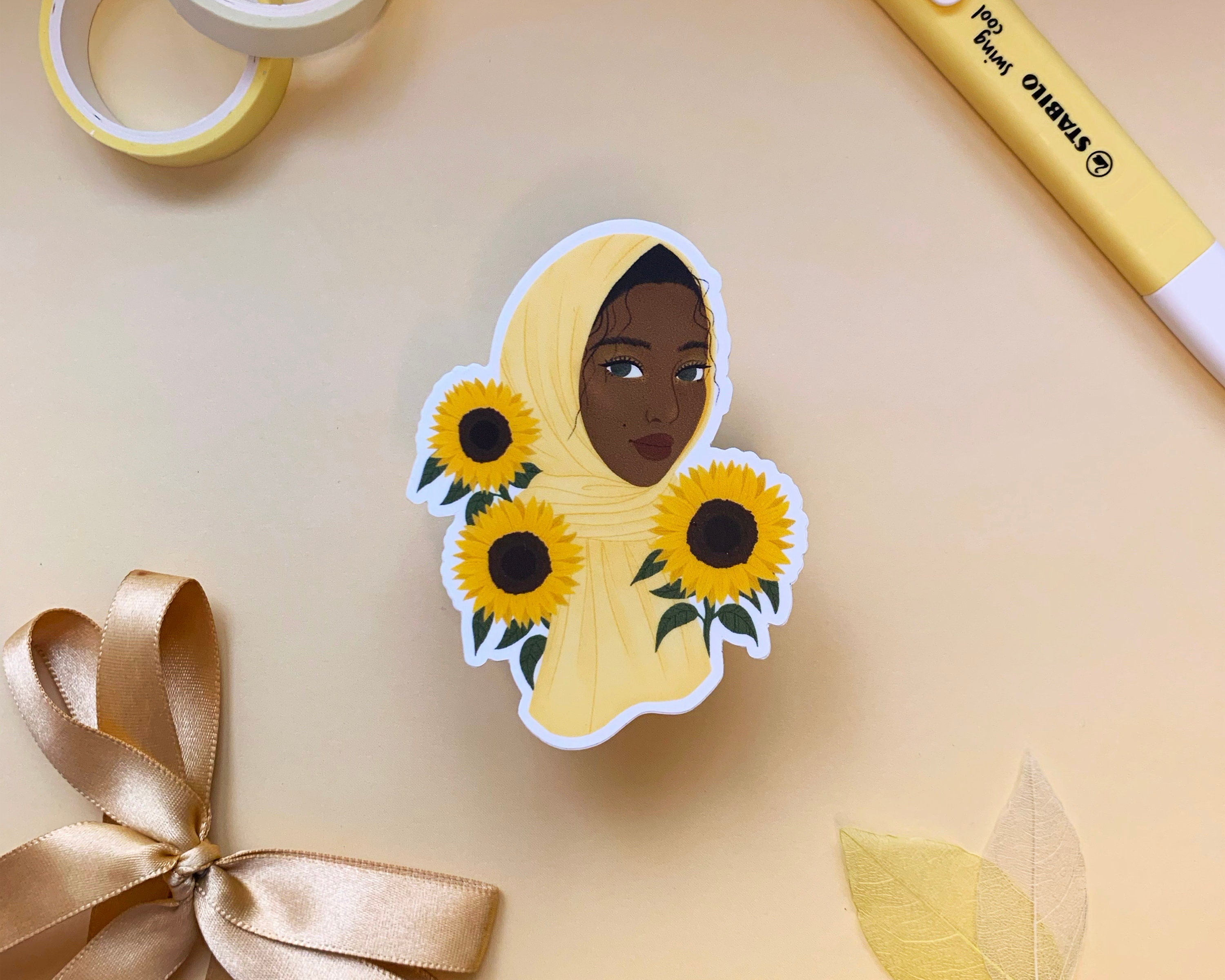 Flower Hijabis Die Cut Sticker Series Cute Hijabi Stickers - Etsy UK