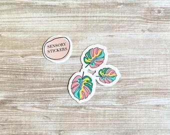 Sensory Stickers: Pray Sticker for Anxiety Relief, Fidget Sticker, Calm ...