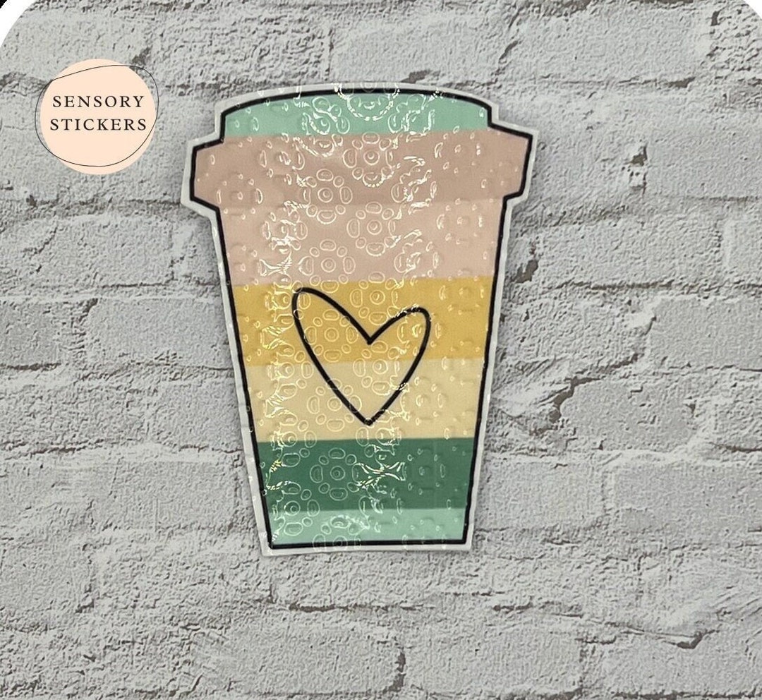 Coffee Cup Non-sensory Stickers:decal, Stickers for Teen Girls, Water ...