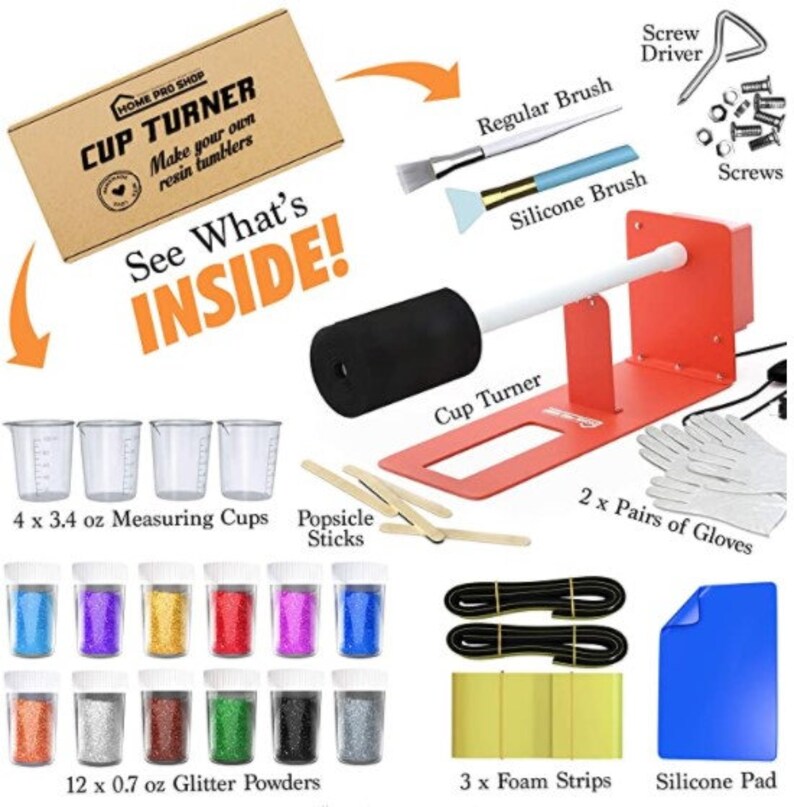 Cup Turner for Tumblers Bundle Tumbler Turner Machine for | Etsy