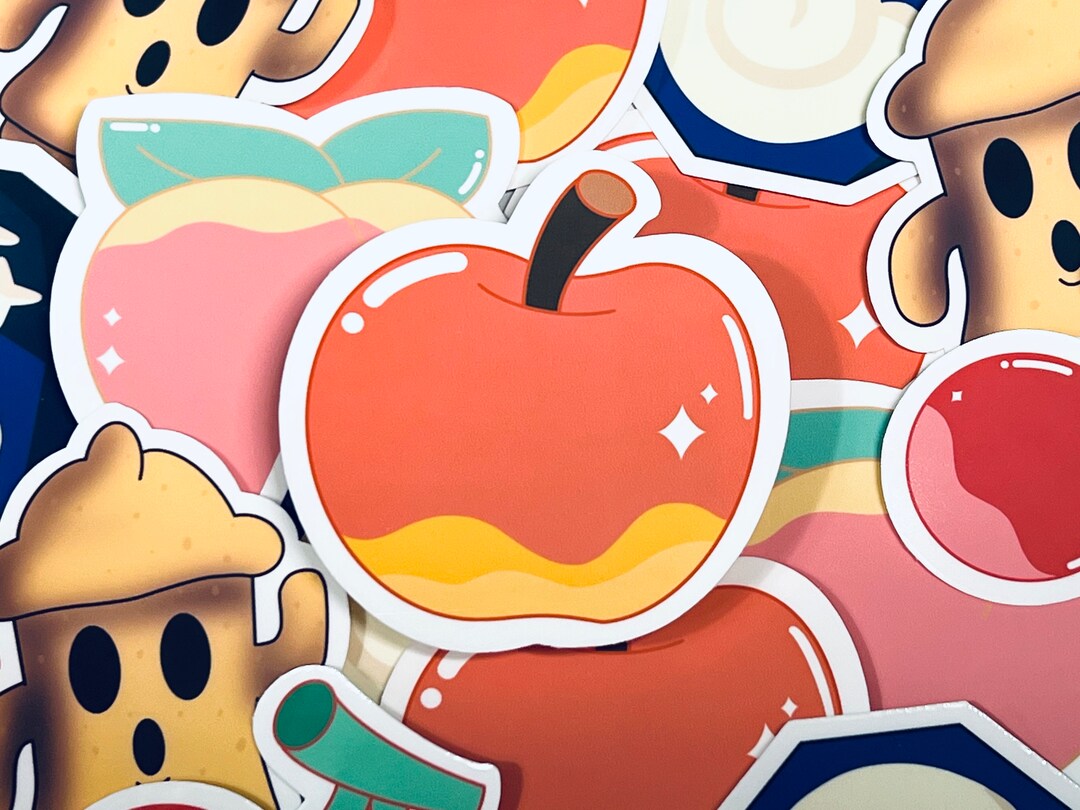 ACNH Items Weatherproof Stickers | Matte, Laptop Stickers, Journal ...