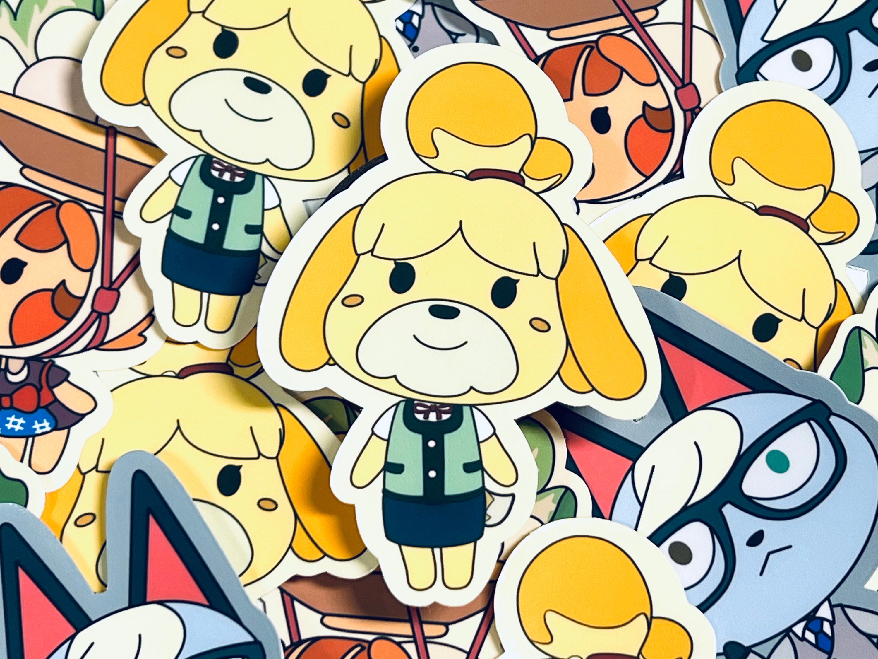 Cute NPC Characters Weatherproof Matte Stickers Laptop - Etsy