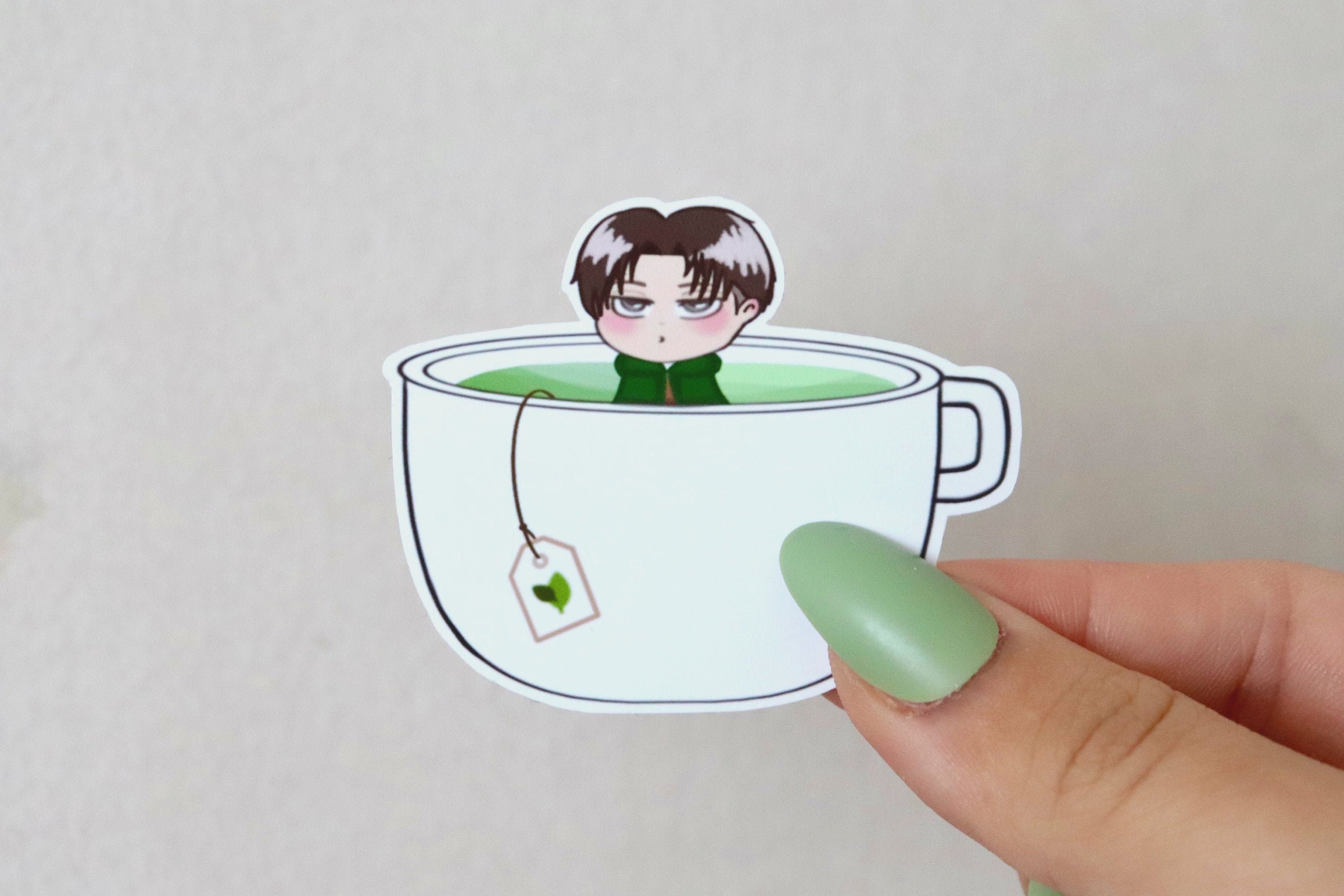 Levi Green Tea Glossy Sticker - Etsy