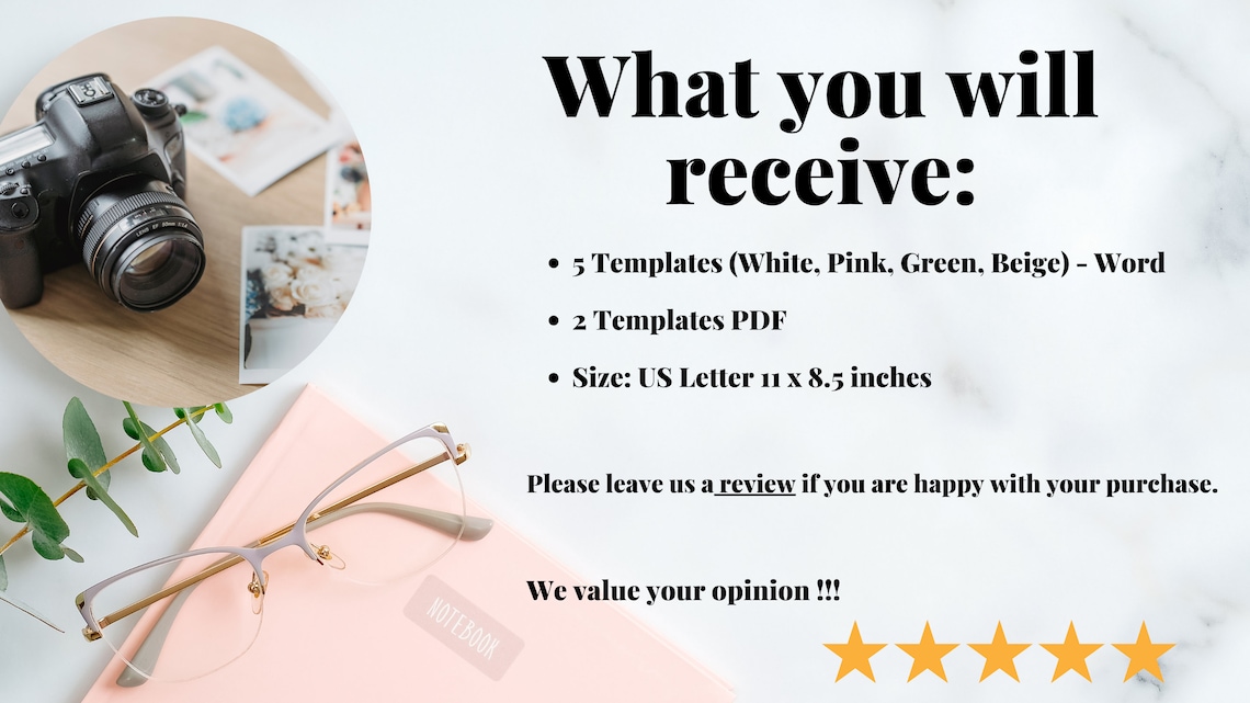 Photo Release Form Template Bundle – Customizable Word & PDF (instant ...