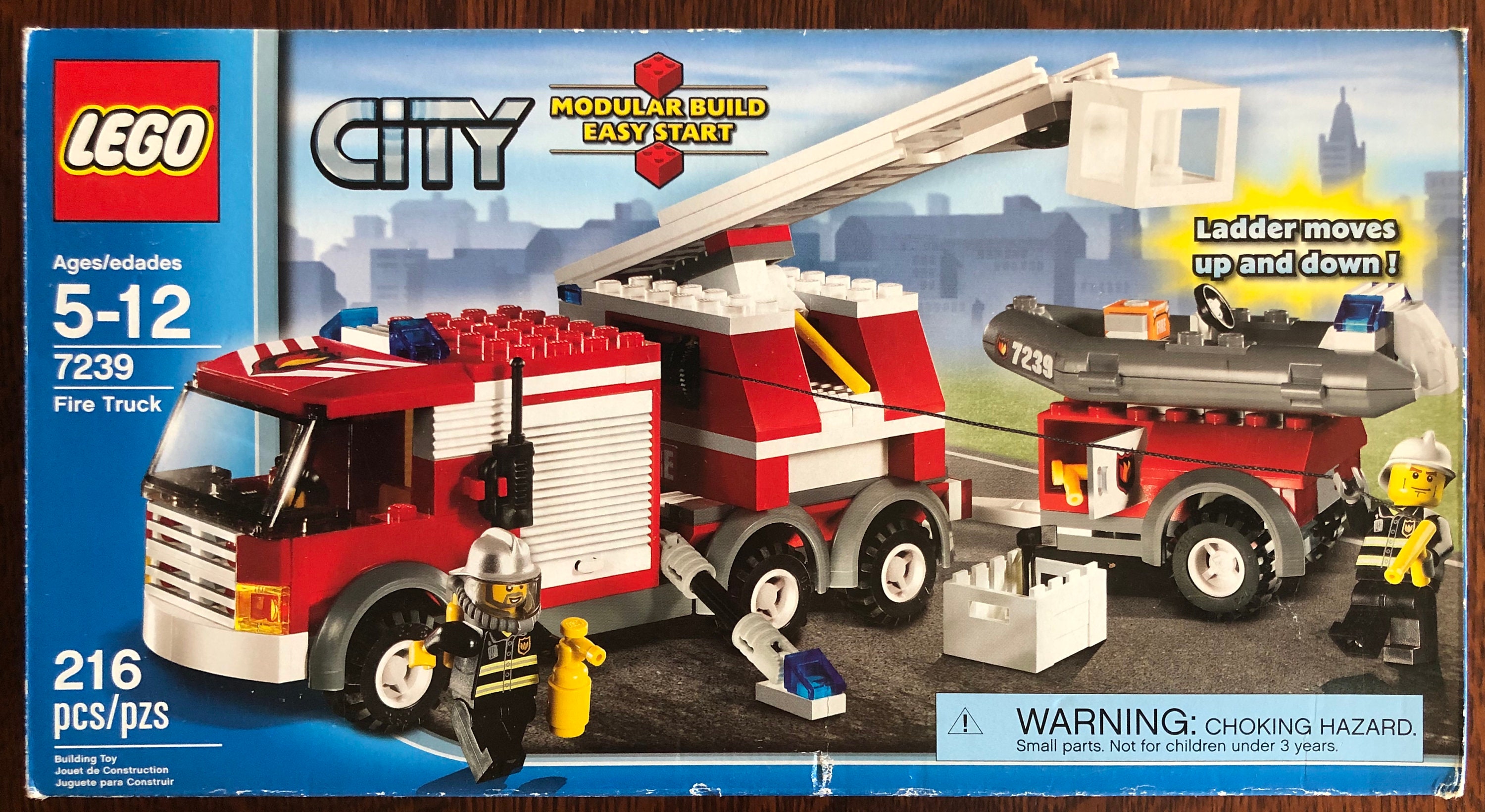 LEGO CITY 7239 Fire Truck 216 Pcs/pzs New in Box Collectible | Etsy
