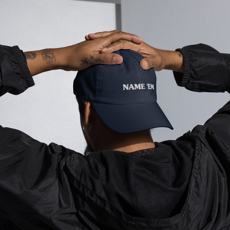 Name 'em - Sutton Stracke Dad Hat - Etsy