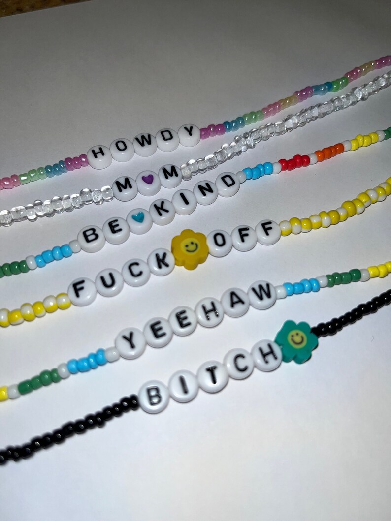 CUSTOM BEADED NECKLACE - Etsy