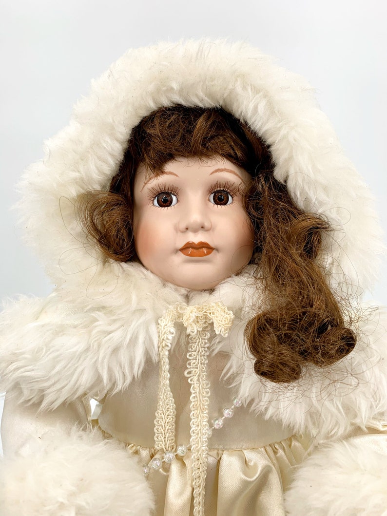 Vintage Santas Best Motionette Animated Porcelain Christmas Doll ...