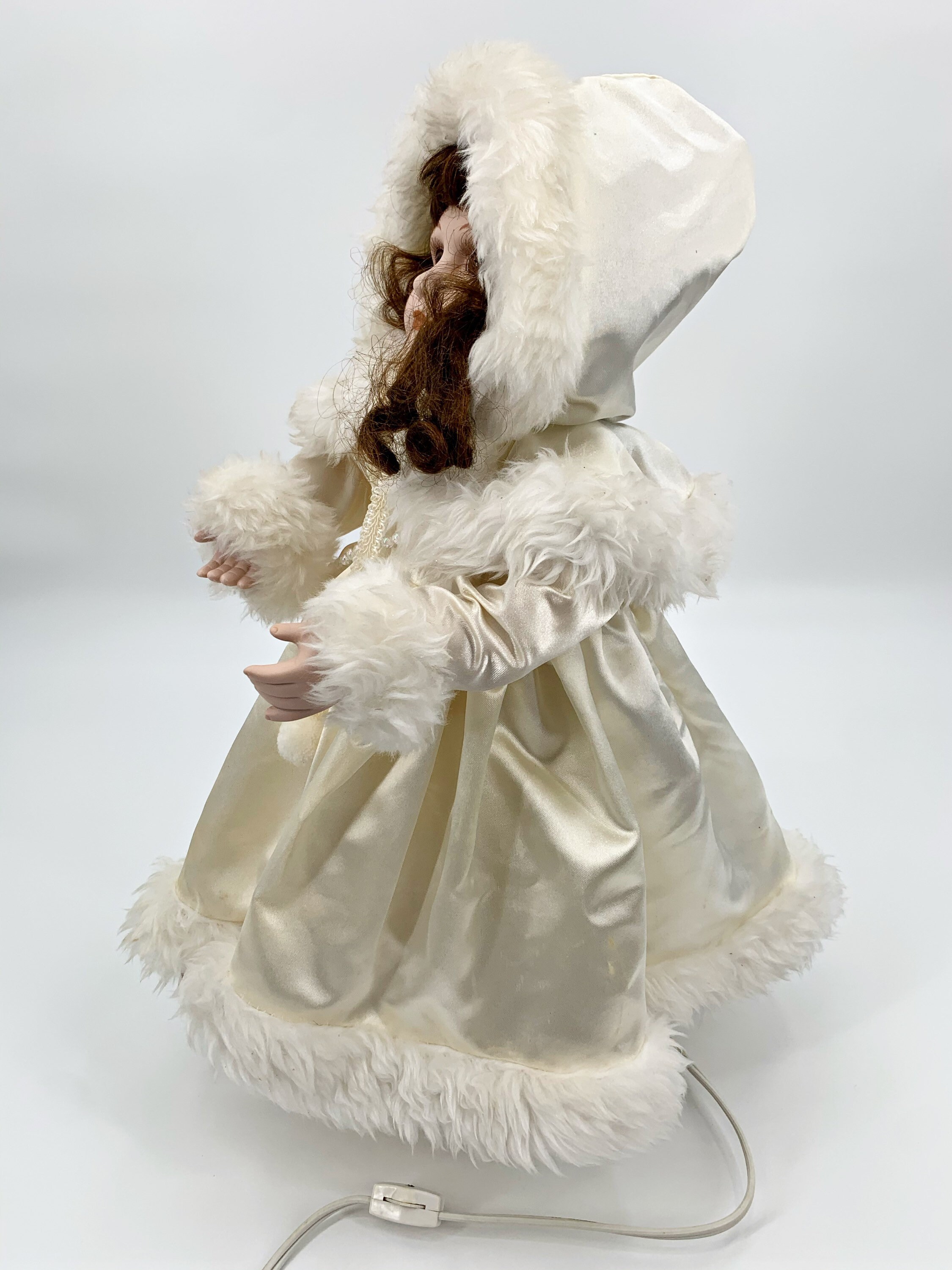 Vintage Santas Best Motionette Animated Porcelain Christmas Doll ...